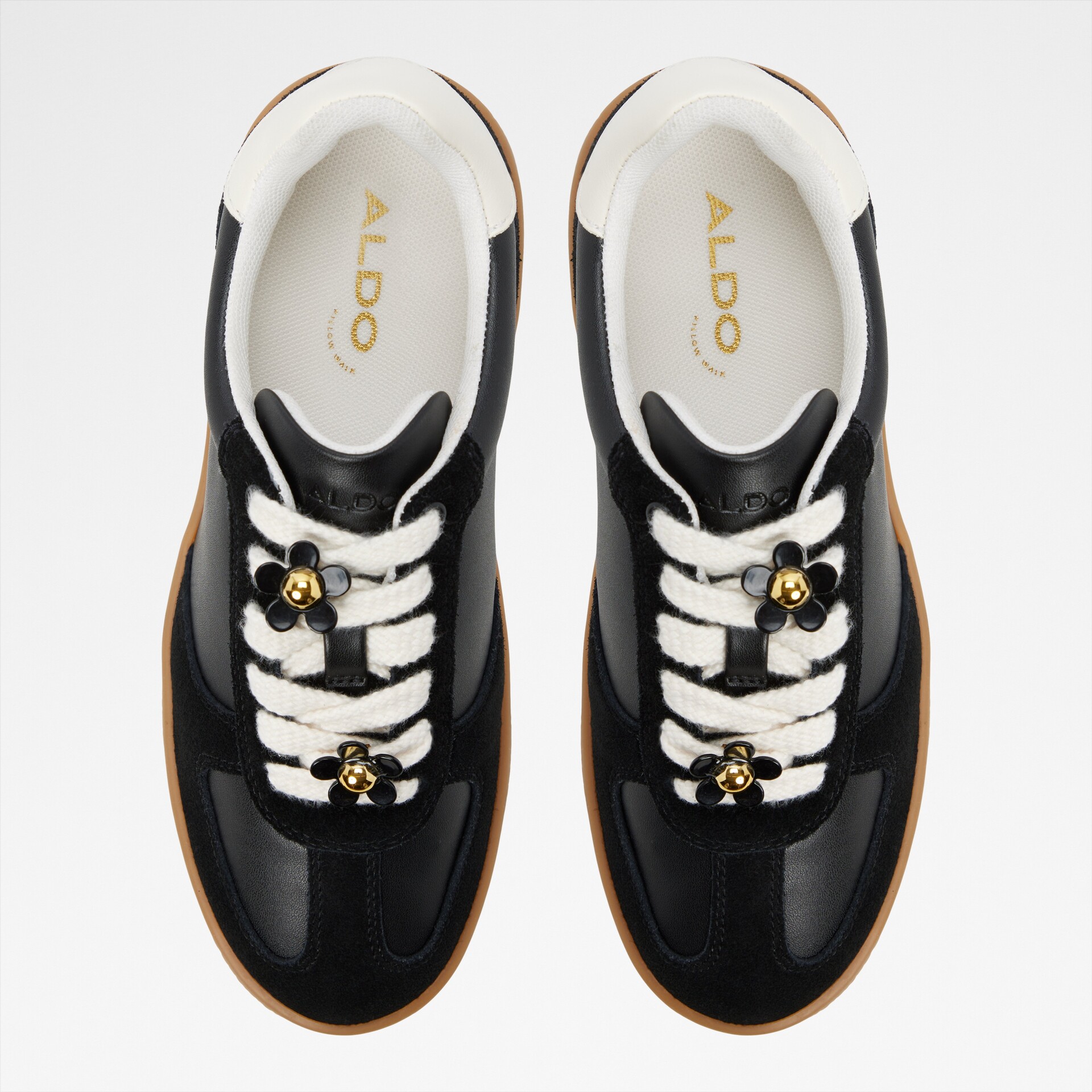 Ladies flat trainers in black - DEEVALE001002046 | ALDO Cyprus