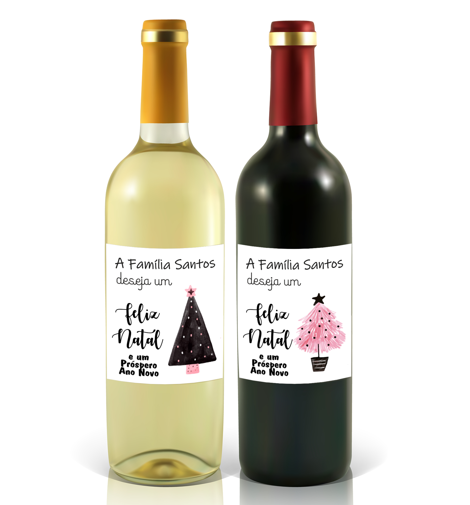 Rotulo De Garrafa De Vinho