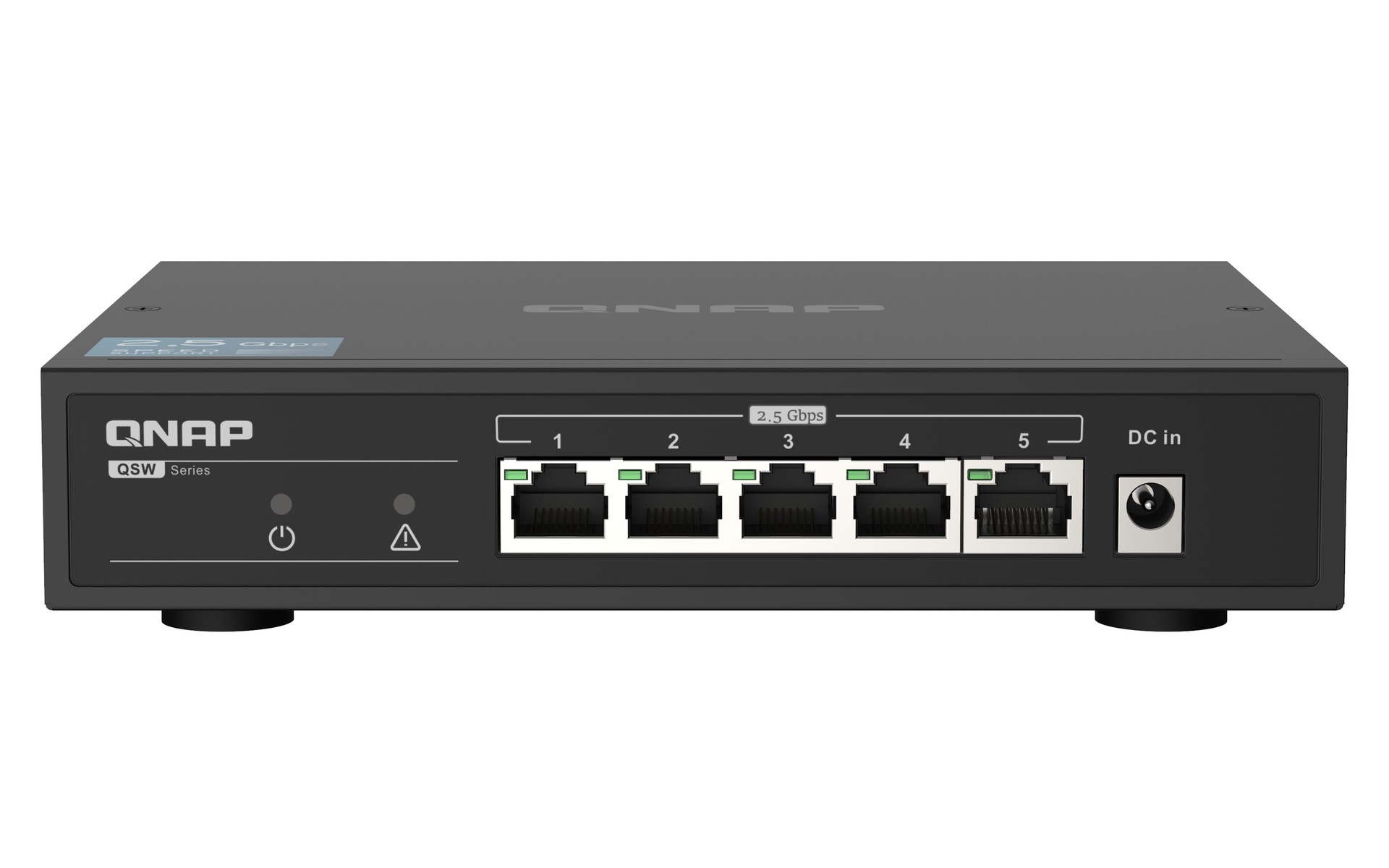 SWITCH QNAP 5 ports 2.5Gbps with RJ45, unmanaged switch