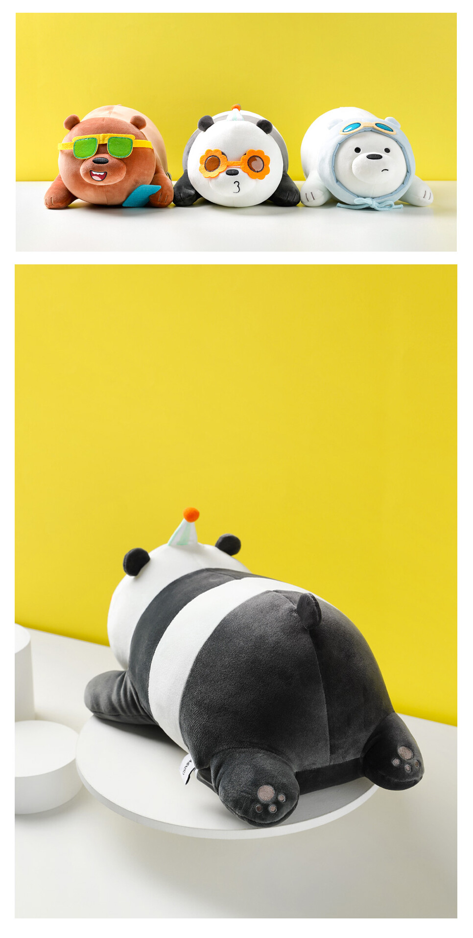 Peluche “Nós, os Ursos” Férias (Panda)