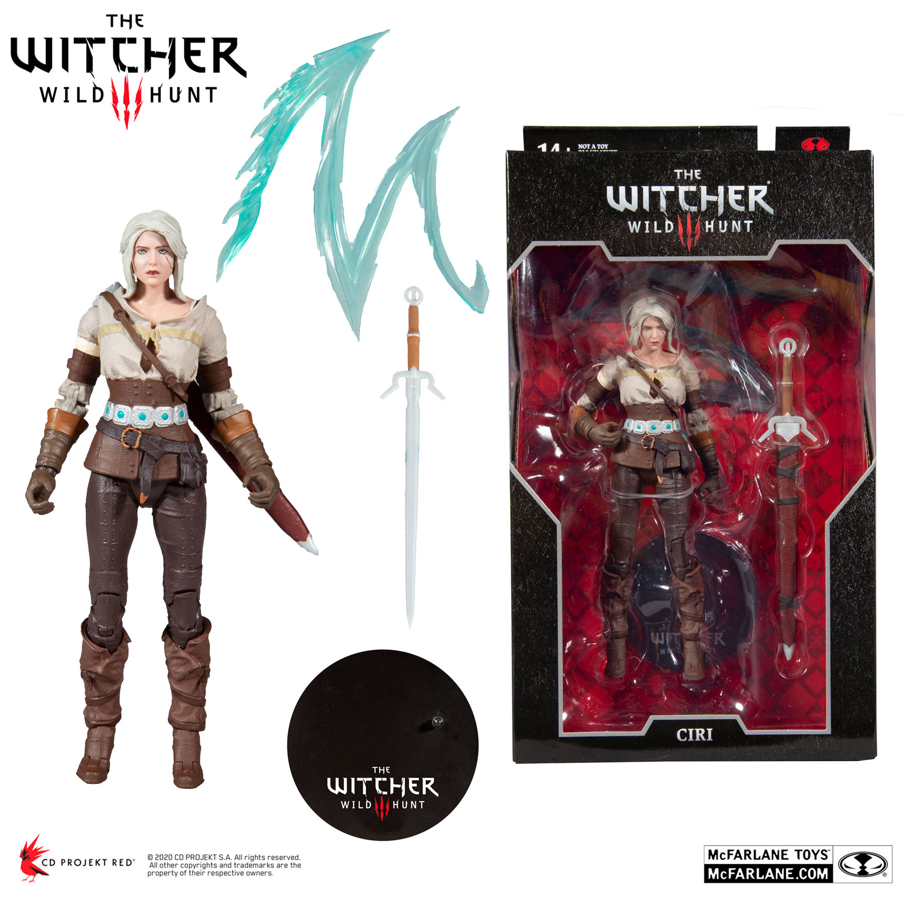 The Witcher 3 Wild Hunt Ciri Action Figure