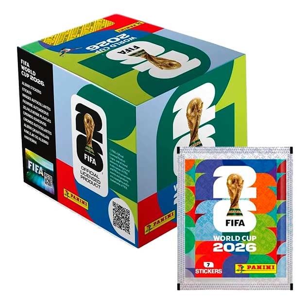 Panini FIFA WORLD CUP 2026 Official Sticker Collection 50 Saquetas ...