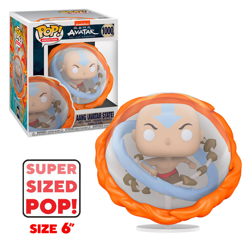 Funko Pop Avatar The Last Airbender Aang All Elements Avatar State ...