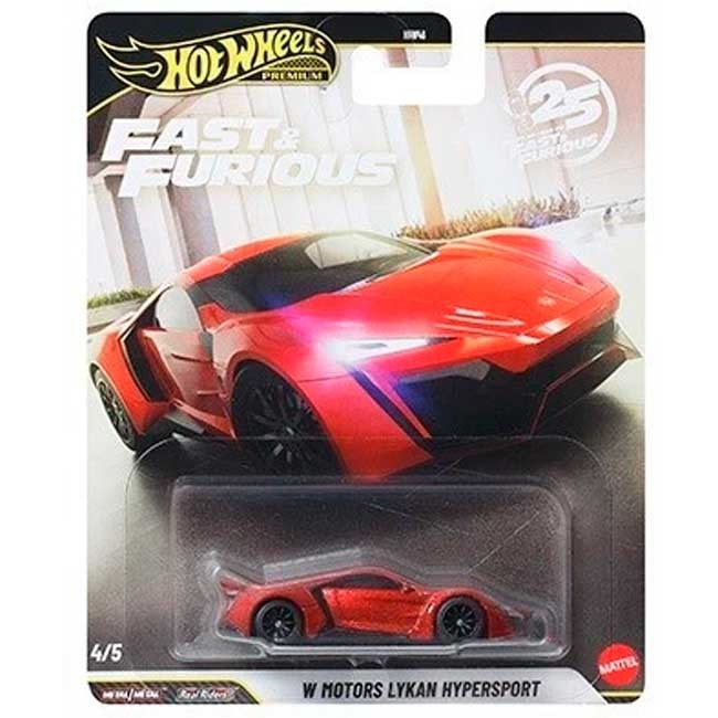 Hot Wheels Premium 2026 Fast & Furious 25th Anniversary 1/64 (HNW46)