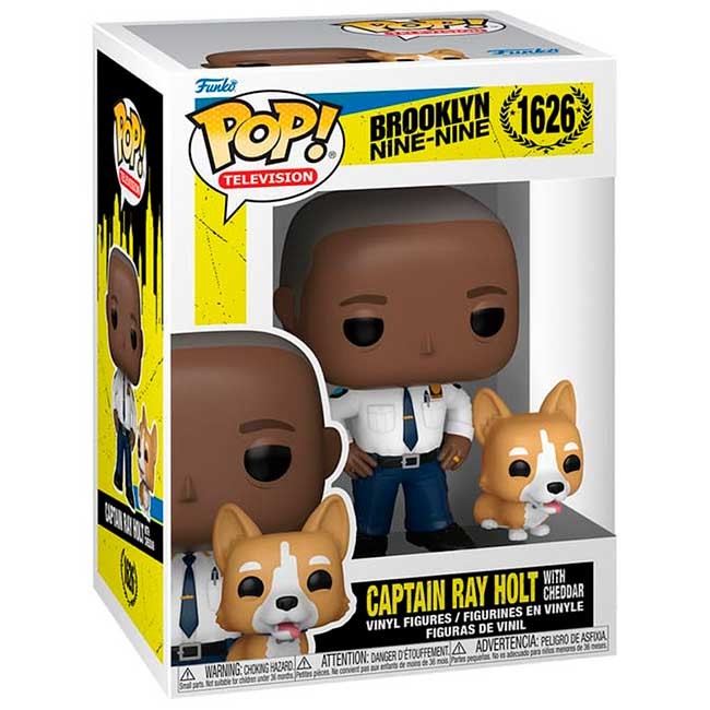 Funko Pop Brooklyn Nine-Nine Captain Ray Holt with Cheddar #1626