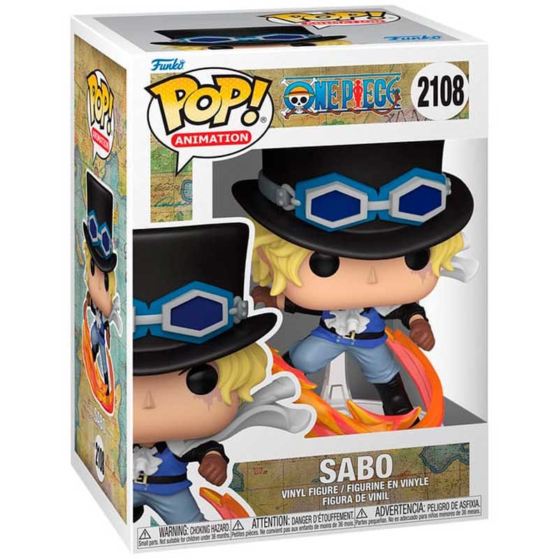 Funko Pop One Piece Sabo Attacking with Pipe #2108